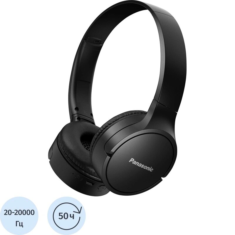 Наушники Panasonic RB-HF420BGEK, Bluethooth, черный