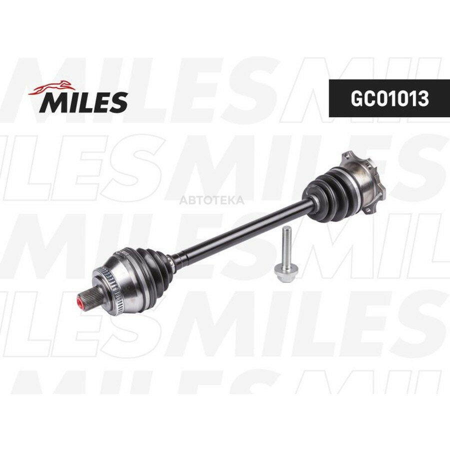 Привод в сборе AUDI A4/VW PASSAT 1.9TD-2.8 97-00 лев. (ABS) MILES GC01013