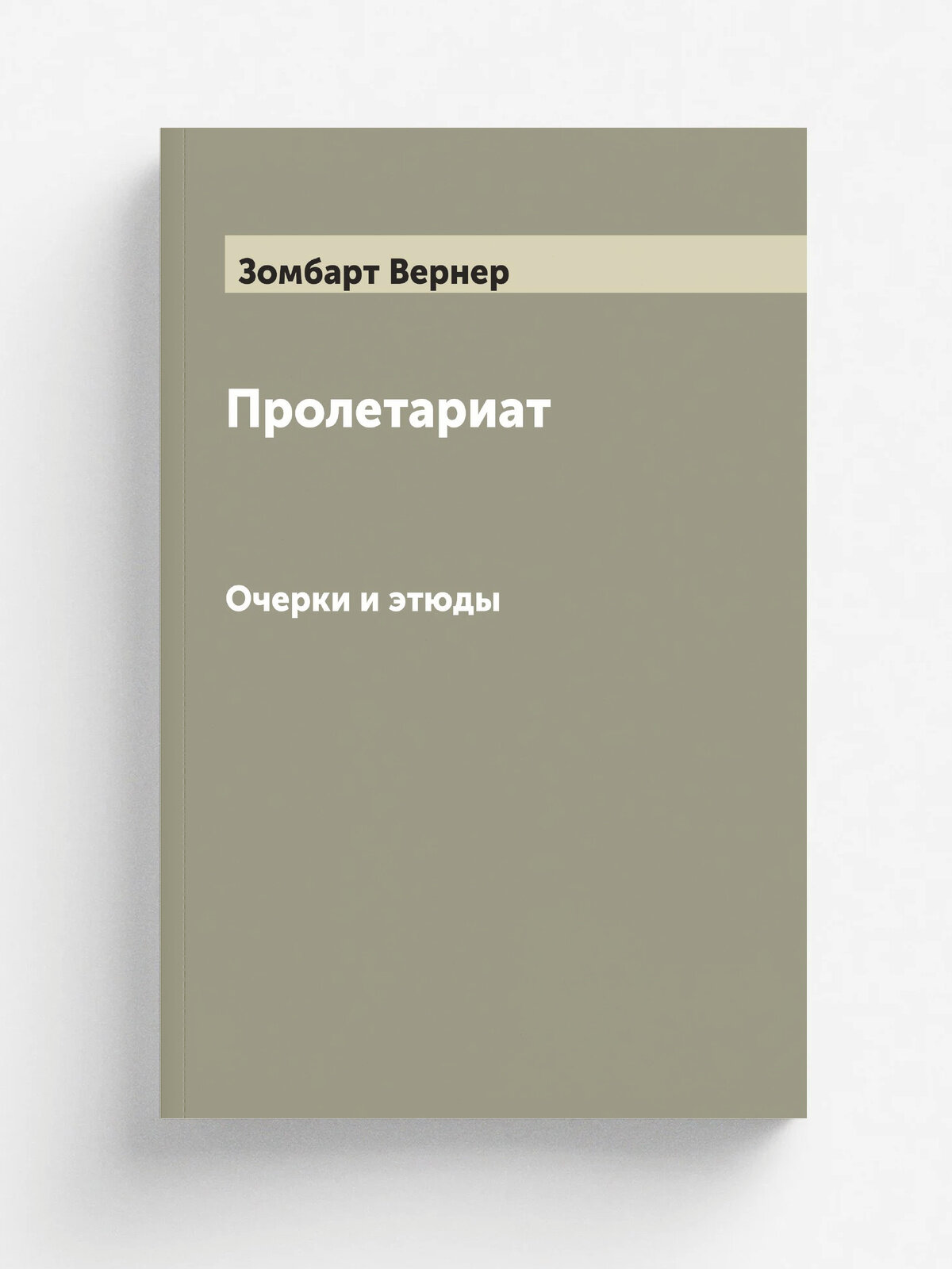 Пролетариат. Очерки и этюды