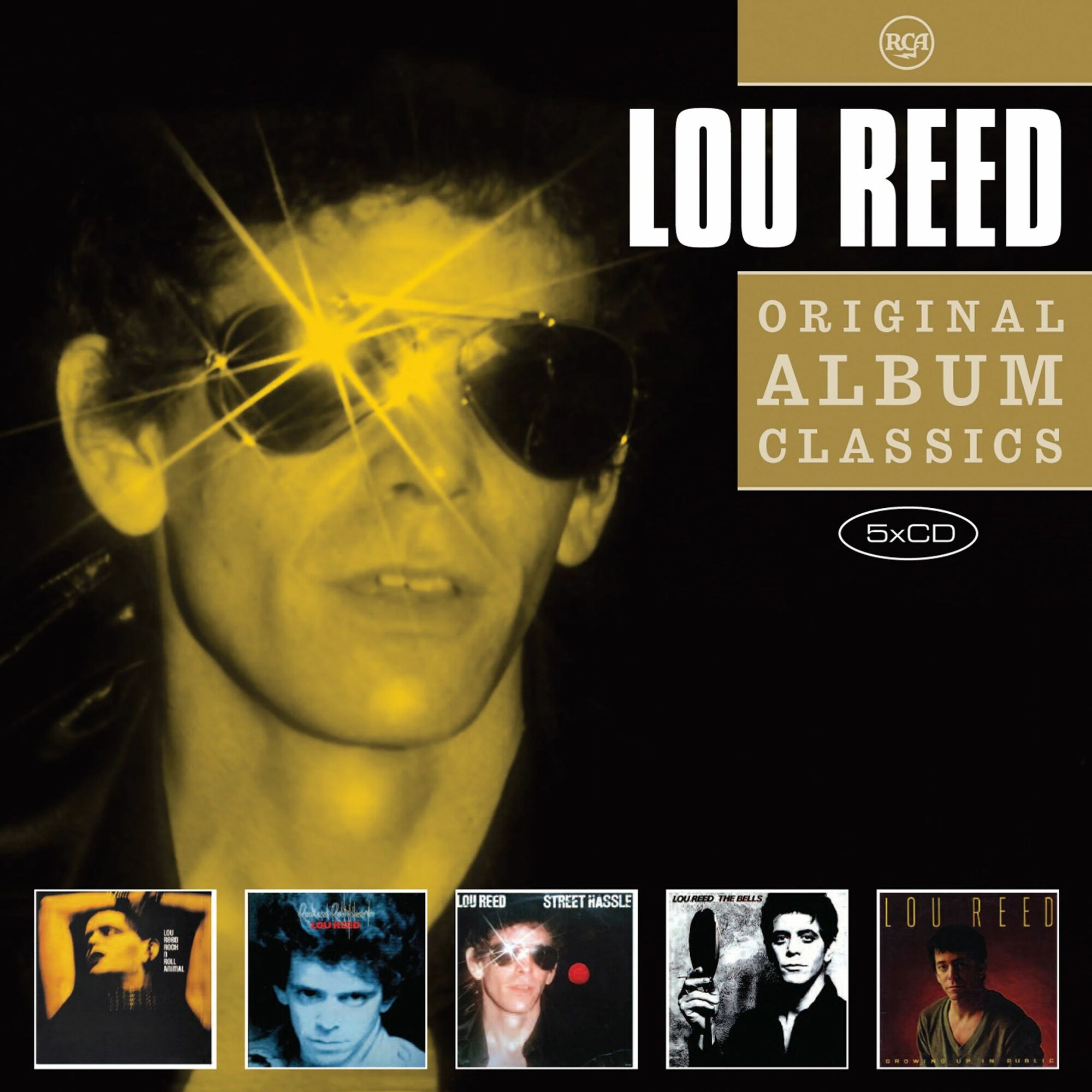 Lou Reed: Original Album Classics (5CD), 2011, Sony, Диск Музыкальный