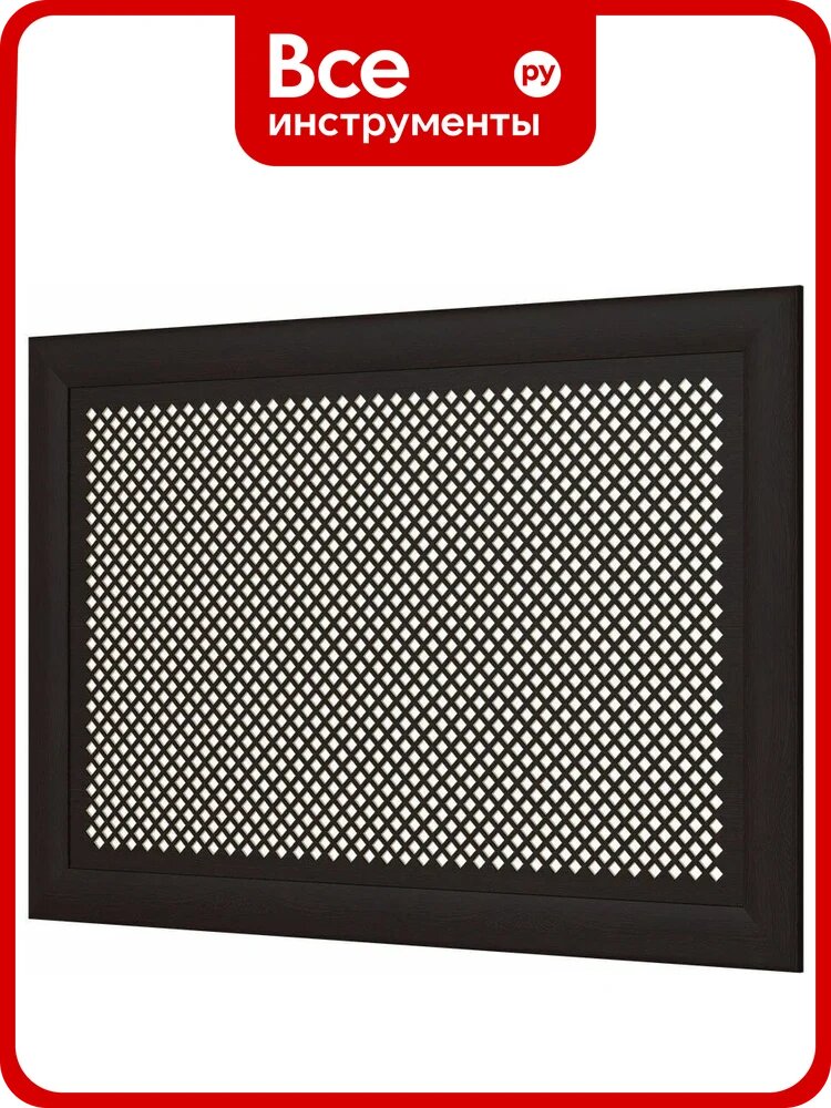 Декоративный экран для радиаторов и батарей Cosca Decor Модерн 600x900 мм, венге, дедало, с рамкой СПБ004380