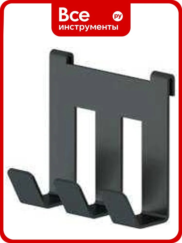 Тройной крючок MAKMART 70 мм, отделка черный бархат, матовый RS.1A.3024.9005