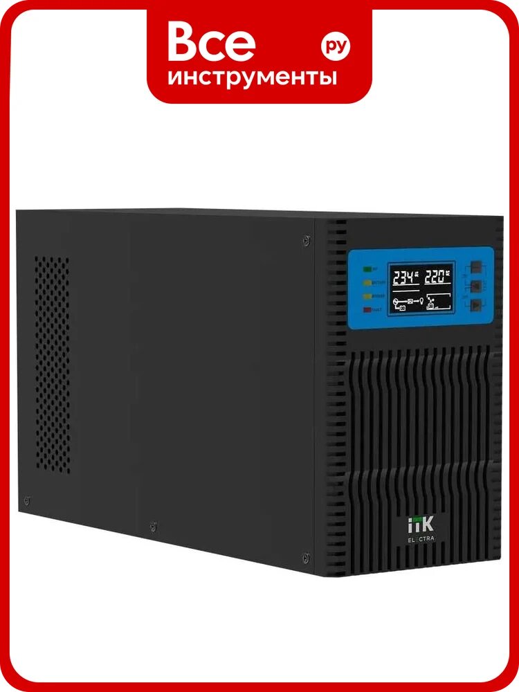 Источник бесперебойного питания ITK ELECTRA OT 10кВА/10кВт, 192-240VDC, без АКБ, с рег. з/у EOT-0010KVA-1-L