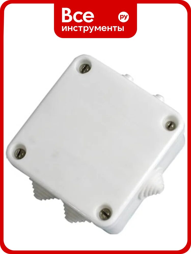 Разветвительная коробка SVET КЭМ 5-10-7 с колодкой EV0300-0010, 380 В, конструкция с крышкой, IP44, для наружного