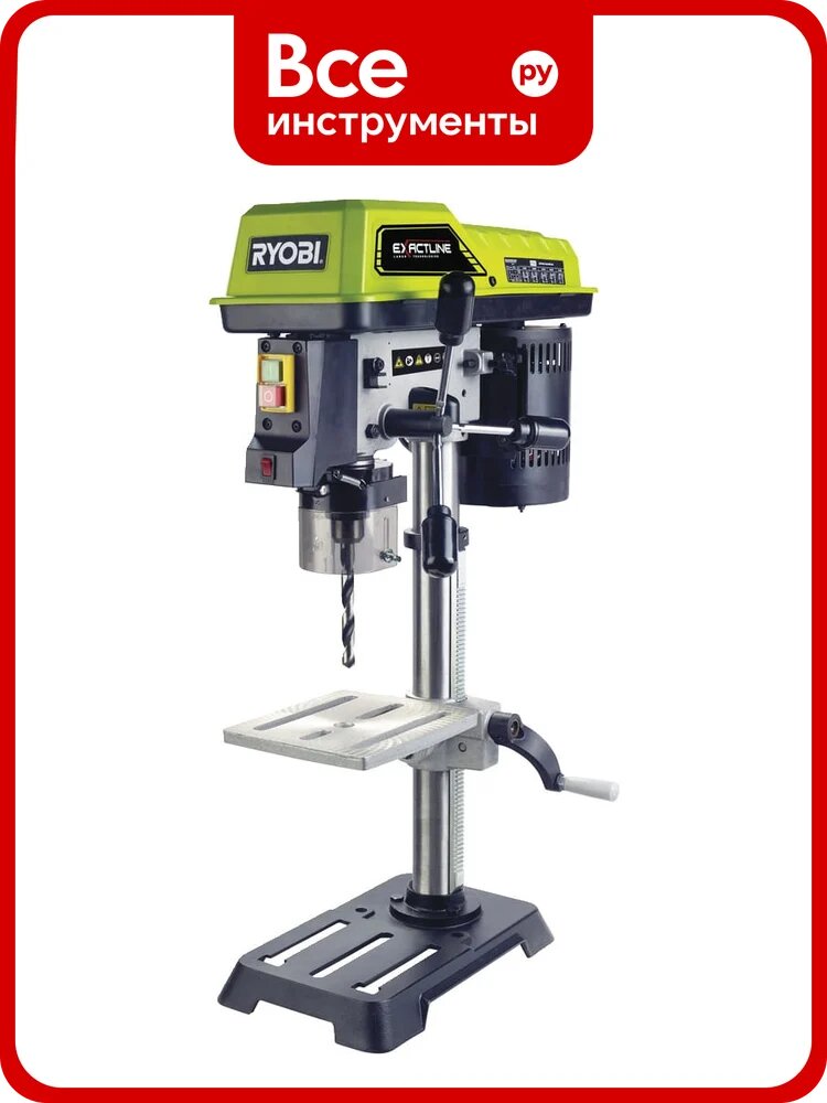 Сверлильный станок Ryobi RDP102L, для предотвращения попадания стружки в оператора
