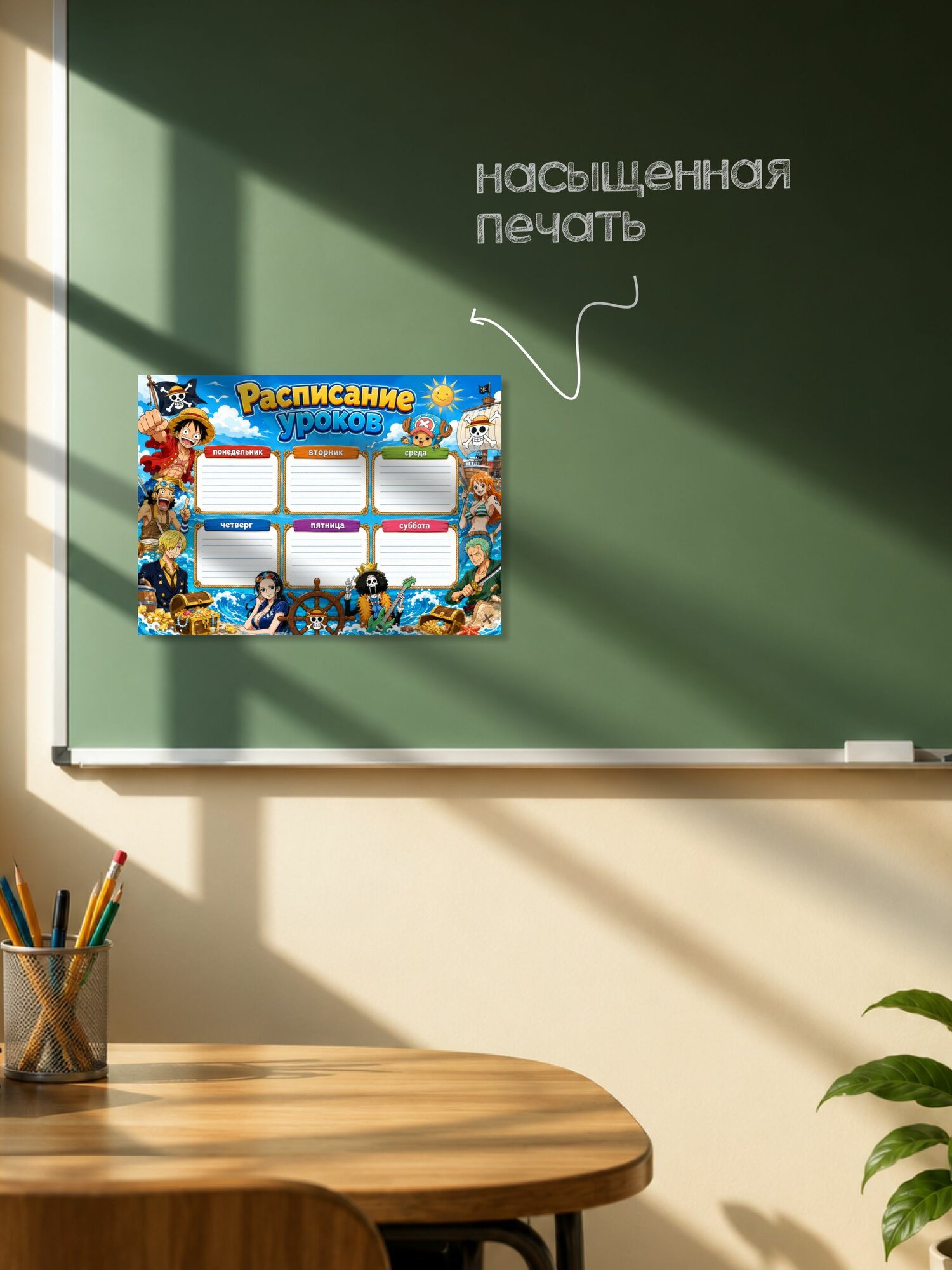 Расписание уроков Ван Пис — фото 1