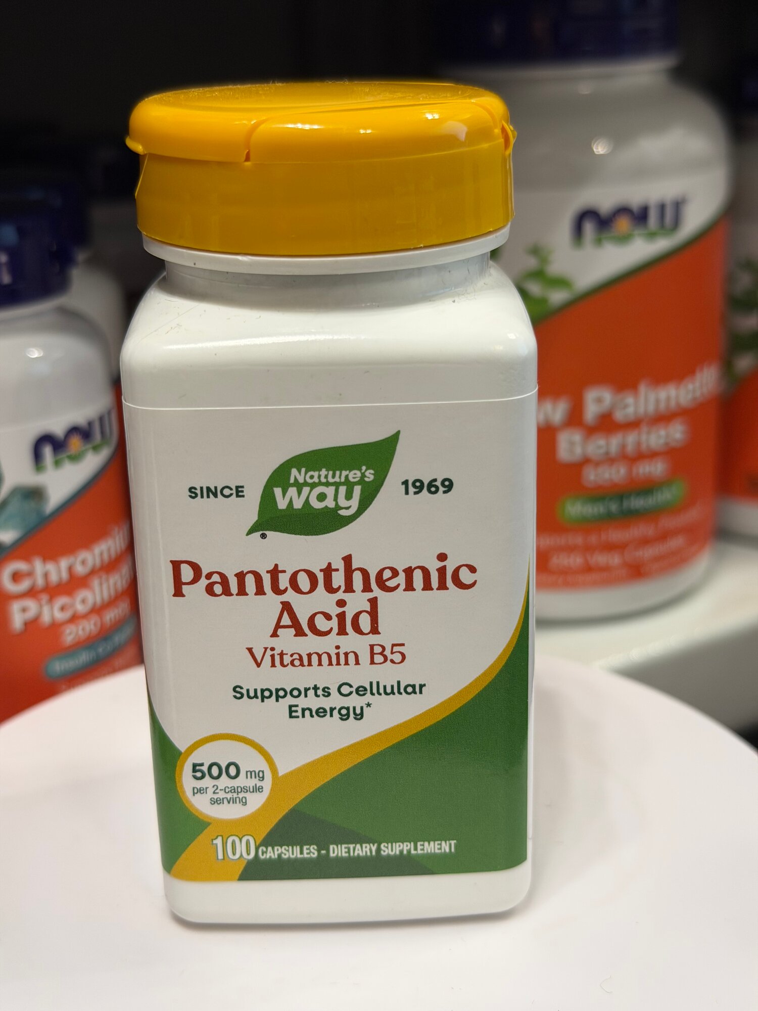 Nature’s Way Pantothenic Acid Vitamin B5 (Пантотеновая кислота) 250 мг, 100 капсул