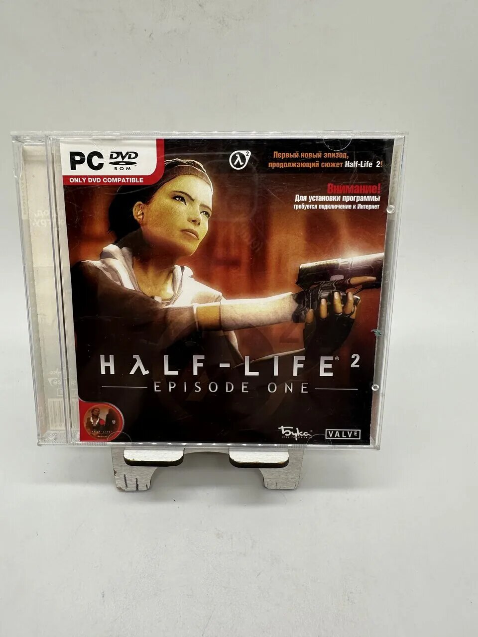 Диск с игрой Half Life 2 Episod 1 (русская версия) для пк лицензия