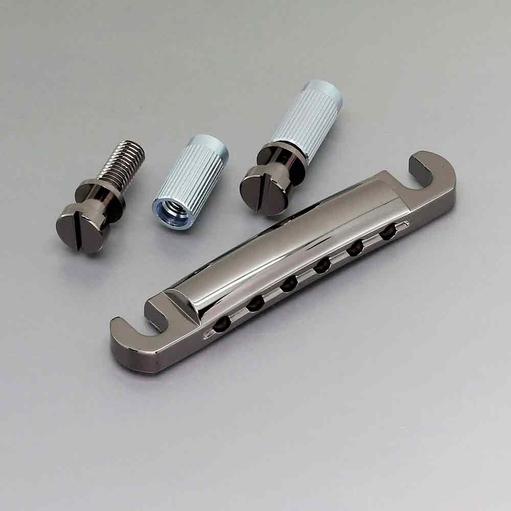 Струнодержатель stop bar, алюминий, Gotoh GE101A-CK черный хром