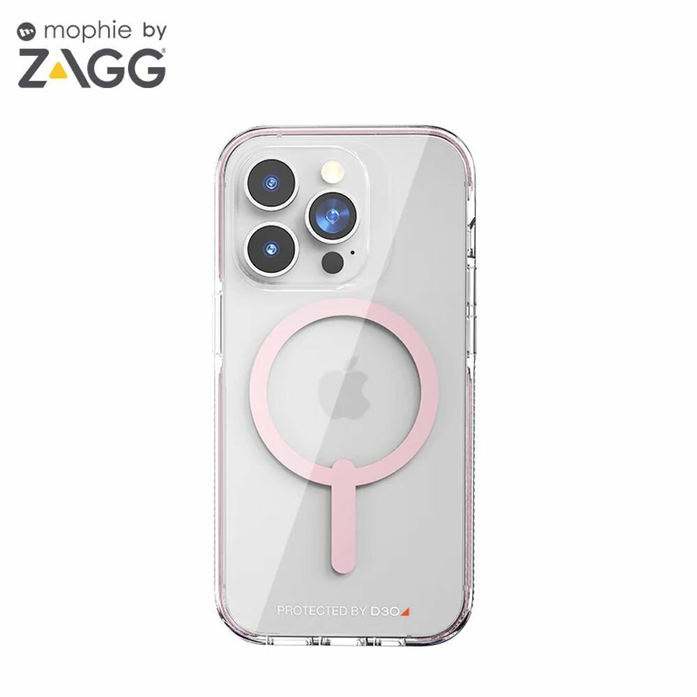 Чехол пластиковый противоударный ZAGG D3O SantaCruz SNAP Case iPhone 14 Pro Max (6.7") розовый