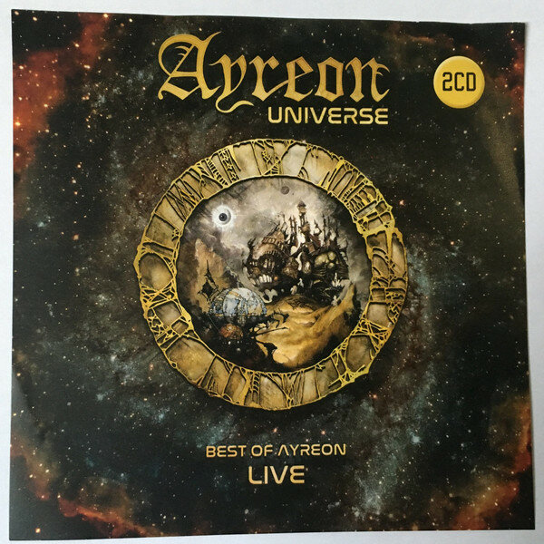 Компакт-диск AYREON(ARJEN LUCASSEN) - UNIVERSE-BEST OF AYREON LIVE(2018,2CD)(PROMO CD, PLASTIC SLEEVE) (2 CD)
