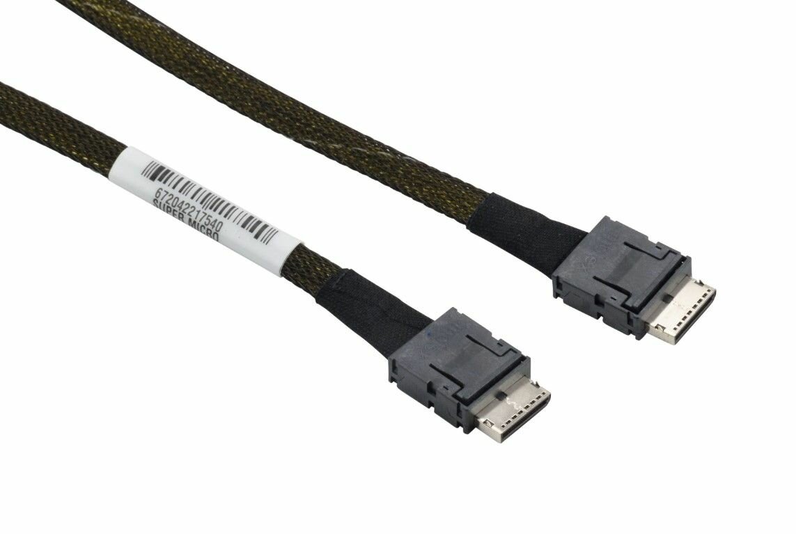 Кабель Supermicro CBL-SAST-0847 0,76м с разъёмами Oculink SFF-8611 для рейд-контроллеров, серверов и внешних видеокарт