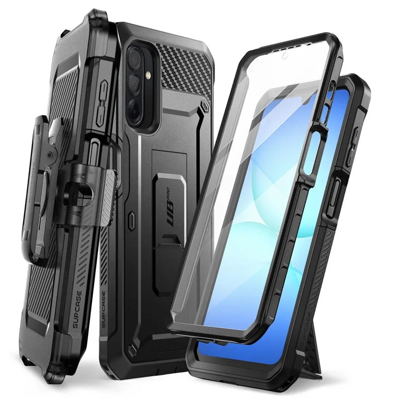 Чехол SUPCASE For Samsung Galaxy A17 5G Case UB Pro, прочный, с полной защитой корпуса, встроенной подставкой и креплением на ремень, с защитной пленкой для экрана