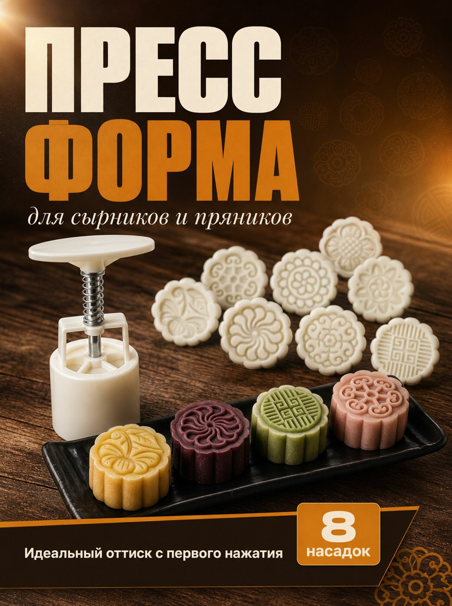 Пресс форма для сырников, печенья и пряников