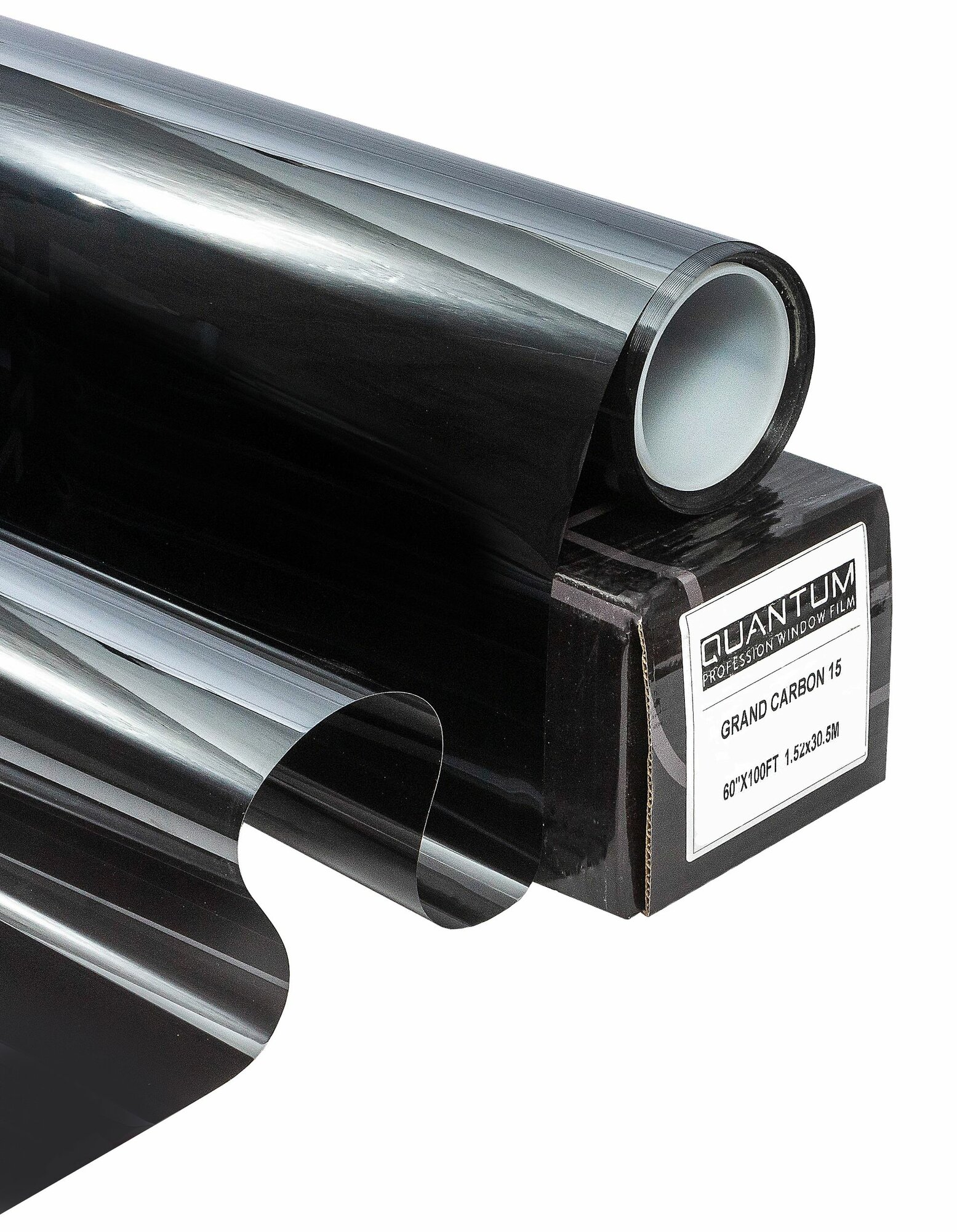 QUANTUM Grand Carbon 35% черный, ролик 30 метров, 1 шт.
