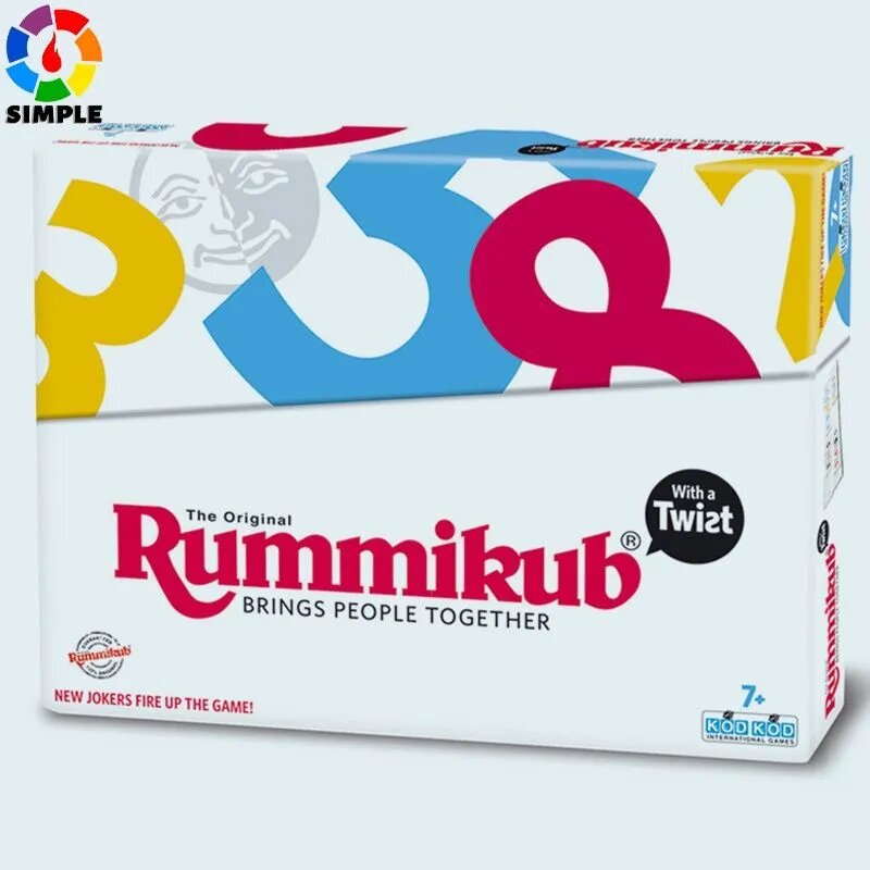 Rummikub with a Twist: The classic game of Rummikub Карточная игра Настольная игра