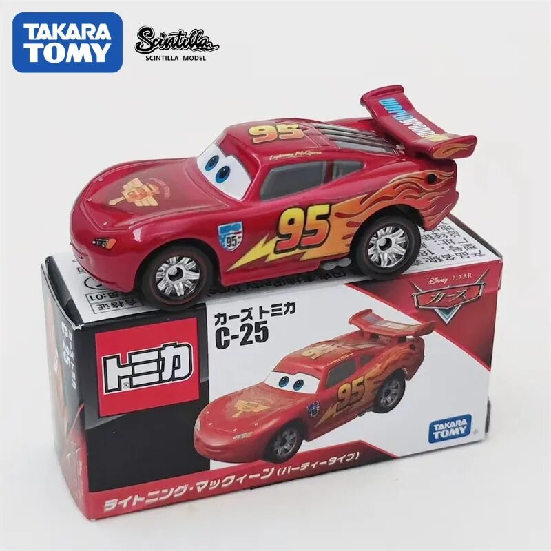 Машинка Tomytec Tomica #Молния Маккуин Литые металлические детали Alloy Car Model Collection Gift