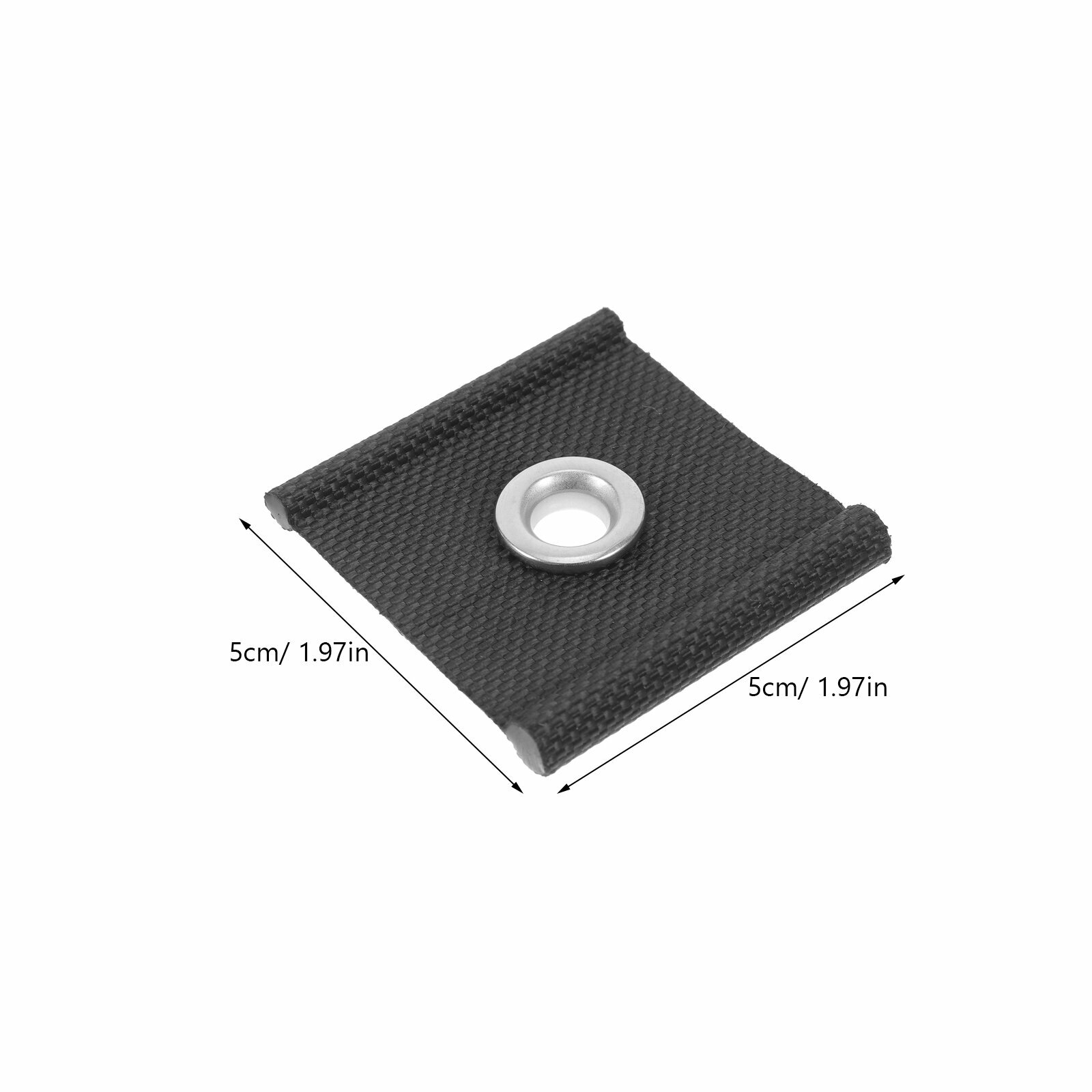 Фурнитура Для Тентов, Черный Цвет, Размер 5.00X5.00X0.40См, Долговечное Использование, 10Наборов