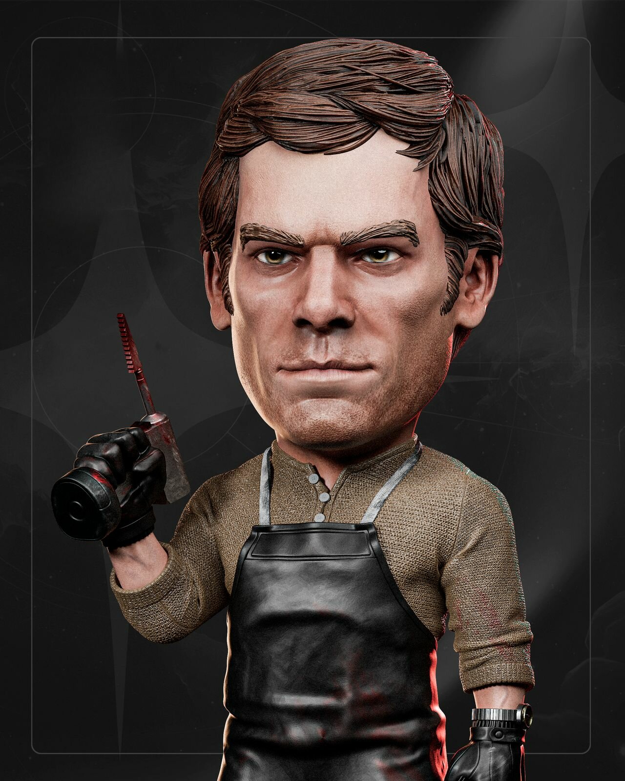 Сборная модель Dexter Morgan (Dexter), 125мм для покраски