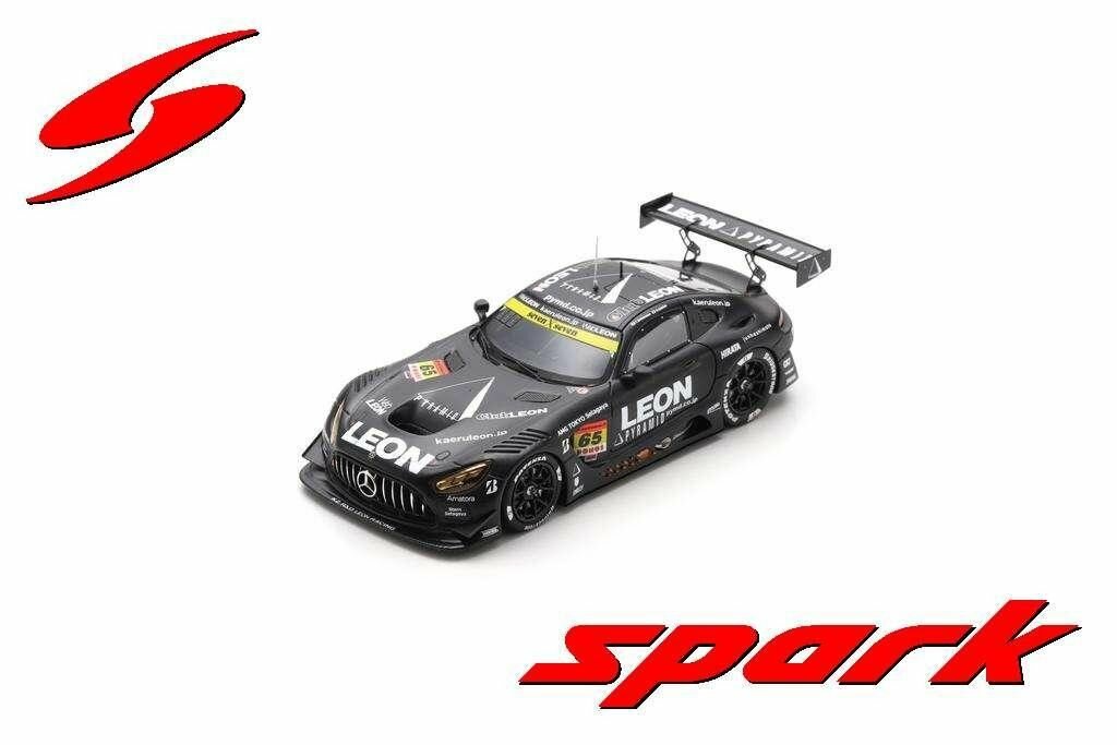 Коллекционная машинка Spark 1:43 Mercedes-AMG GT LEON PYRAMID AMG K2 R&D LEON RACING No.65 GT300 Class Champion SUPER GT 2025 N. Gamou - T. Suganami