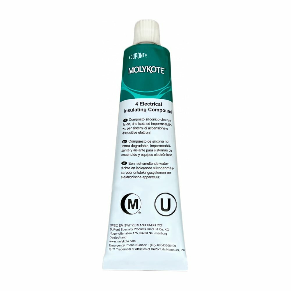 Силиконовая смазка Molykote 4 Electrical Insulating Compound 100 г / аналог EFELE SG-385 NLGI 2 2793695