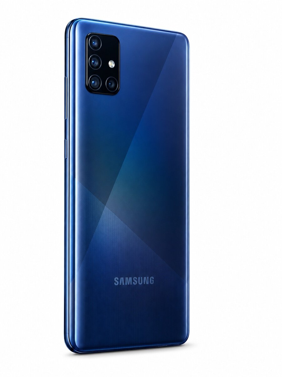 Смартфон Samsung Galaxy A51 SM-A515F 4G 8/128 ГБ, Dual SIM, черный, AMOLED