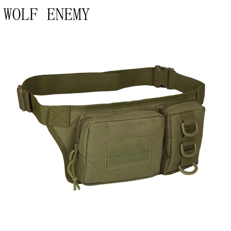 Тактическая поясная сумка WOLF ENEMY из нейлона Зеленый, Army Green