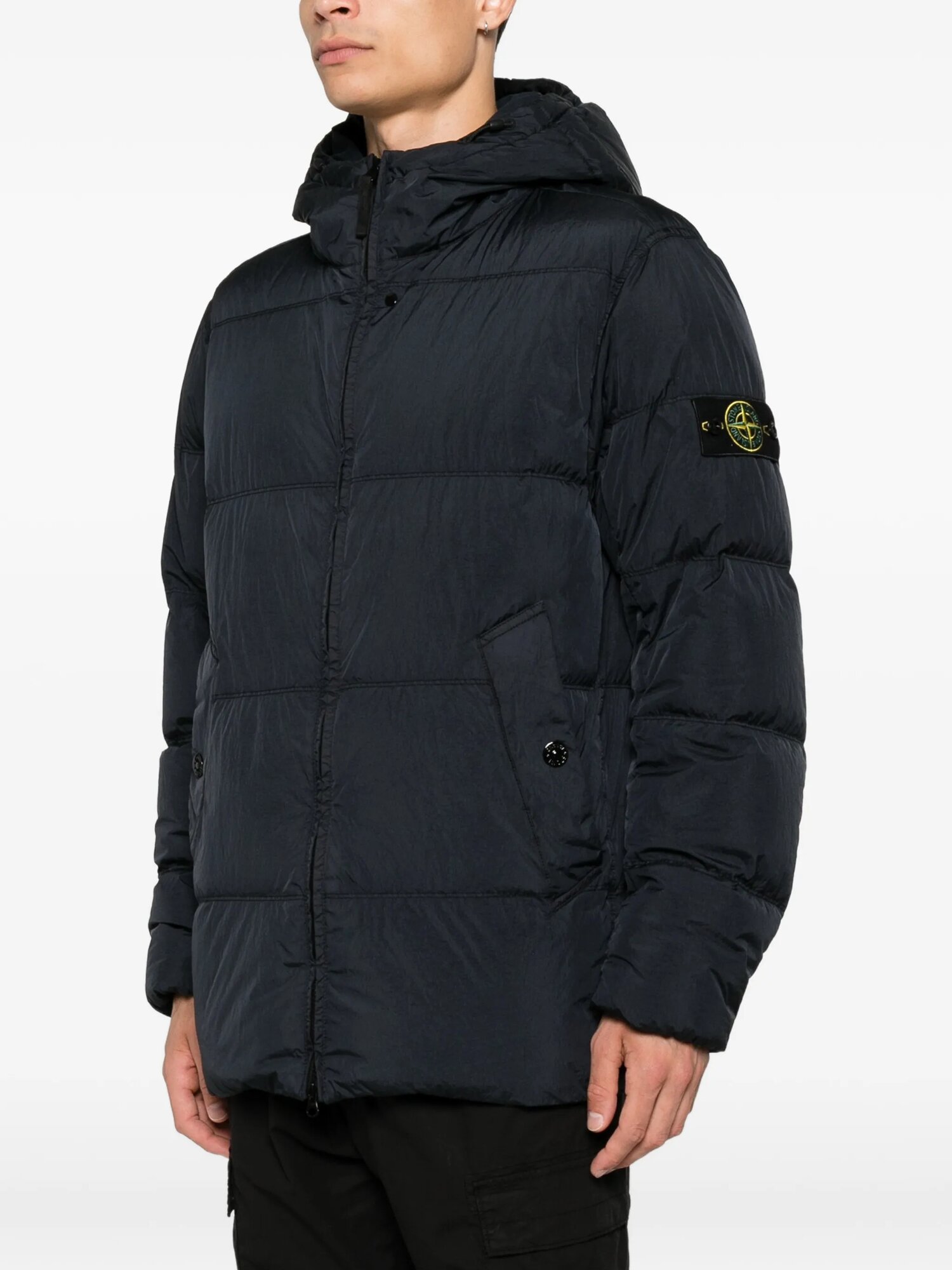 Куртка Stone Island Compass-patch quilted jacket, размер S — фото 1