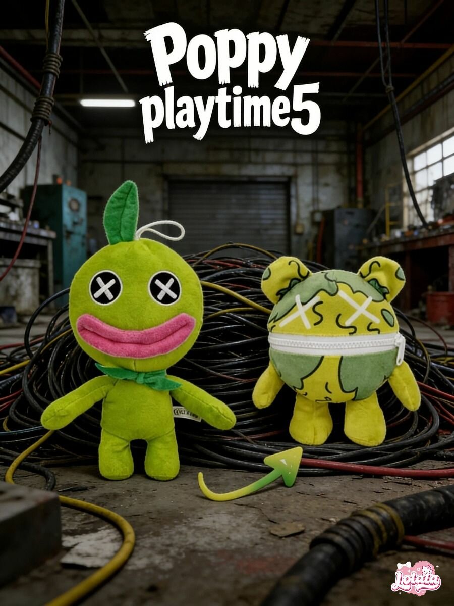 Мягкая игрушка поппи плейтайм Goober Gutz 25cm/Poppy playtime Wrongside Outimals plush toys