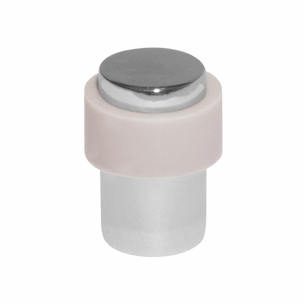 Doorlock Стоппер для двери напольный высокий DL DS004 CR 23/29 мм, высота 40 мм