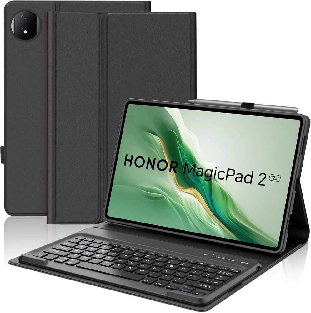 Чехол с клавиатурой для HONOR MagicPad 2 (12.3 дюйма) (русская клавиатура)