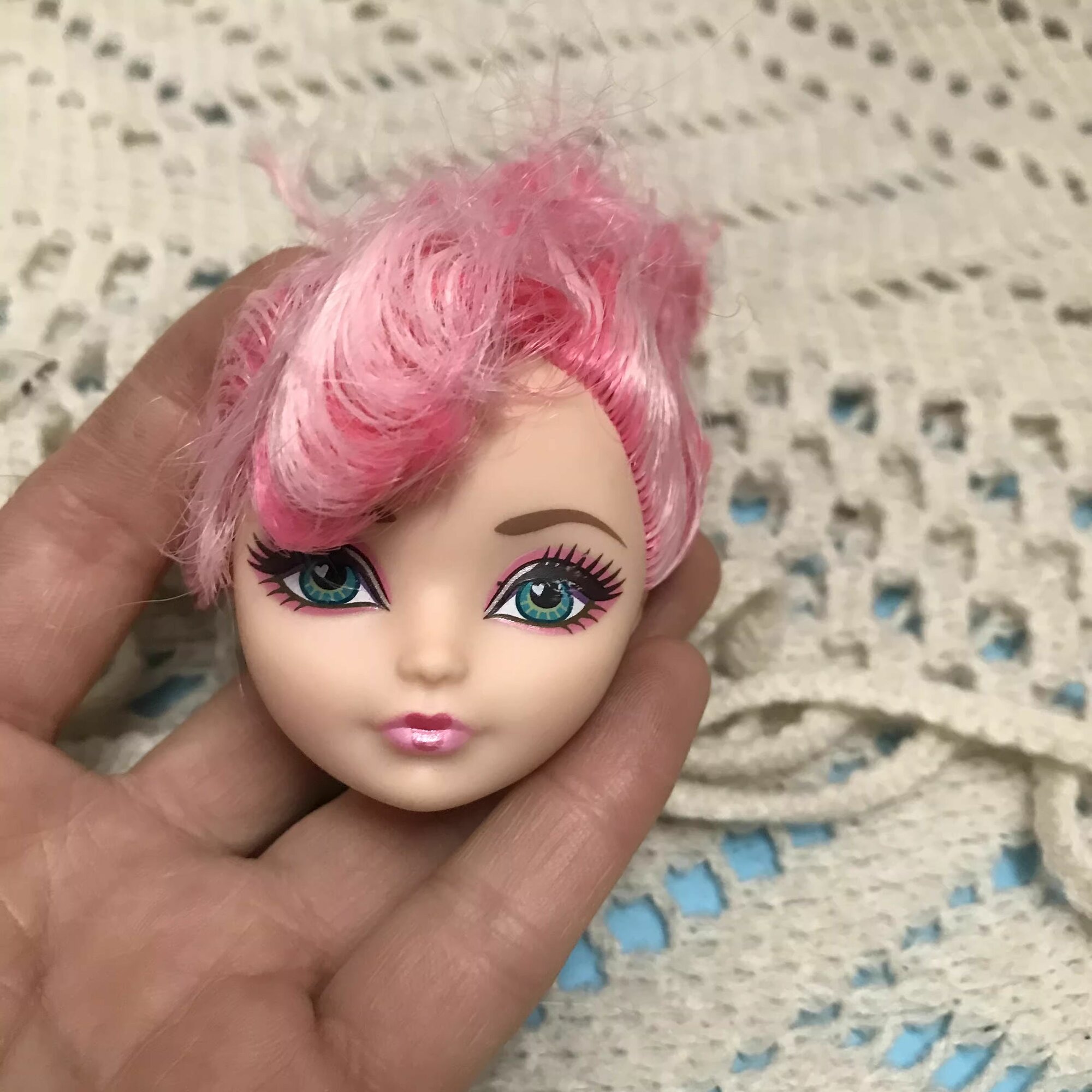 Голова для куклы Monster High, цвет хаки, сменная