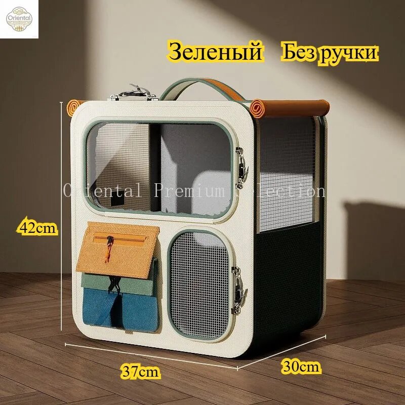 Переносная сумка-переноска для кошек и собак 3-в-1, большая, на колесах, вентилируемая, для поездок