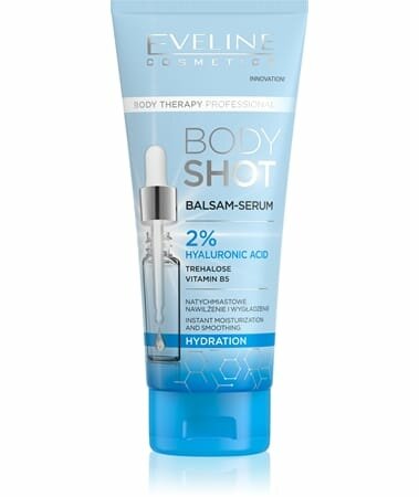 Бальзам eveline cosmetics body shot 2% hyaluronic acid, 200 мл