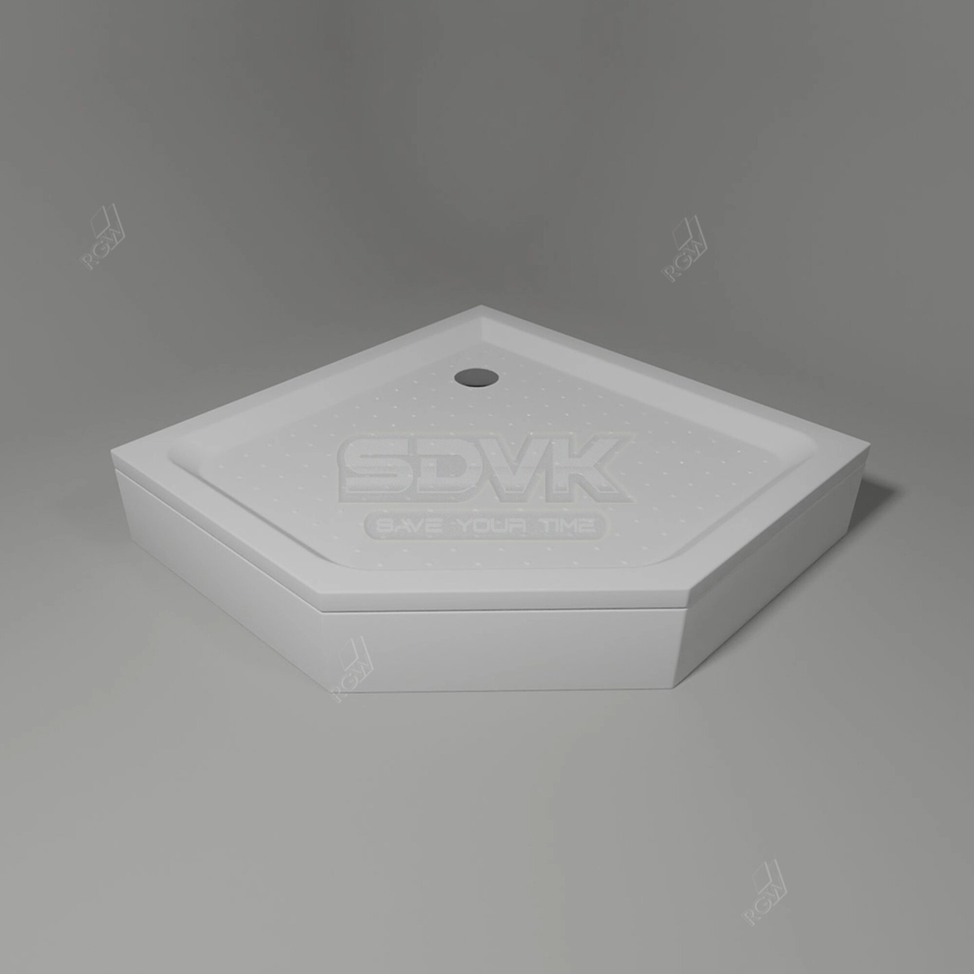 Душевой поддон RGW Acrylic LUX/TN-TR 100×100 16180500-41 белый