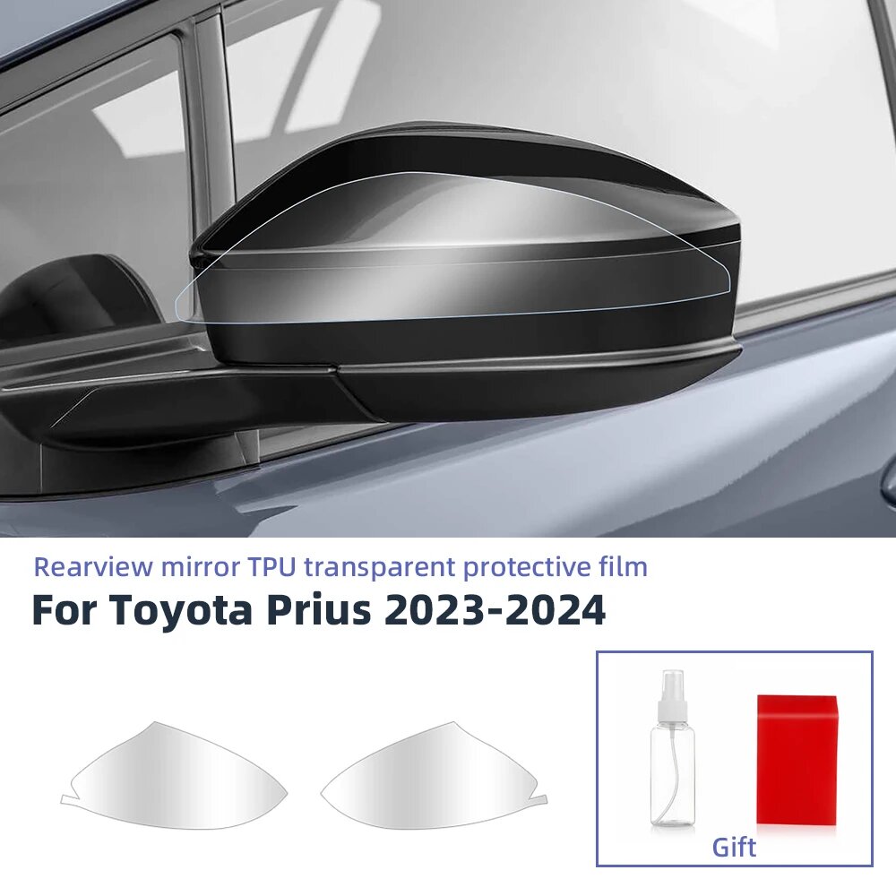 Защитная Пленка Для Toyota Prius 2023-2024: Прозрачная TPU/полиэстеровая Пленка Для Rearview mirror