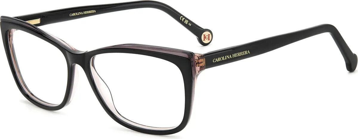 Оправа Carolina Herrera HER 0208 KDX, тип оправы ободковая, материал оправы ацетат, пол женские, форма оправы прямоугольная