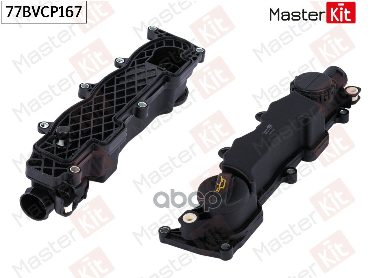 Крышка клапанная CITROEN Berlingo (B9) 08-, FORD Focus II (DB_, FCH, DH) 05- (GPDB, 9HZDV6TED4) MasterKit арт. 77BVCP167