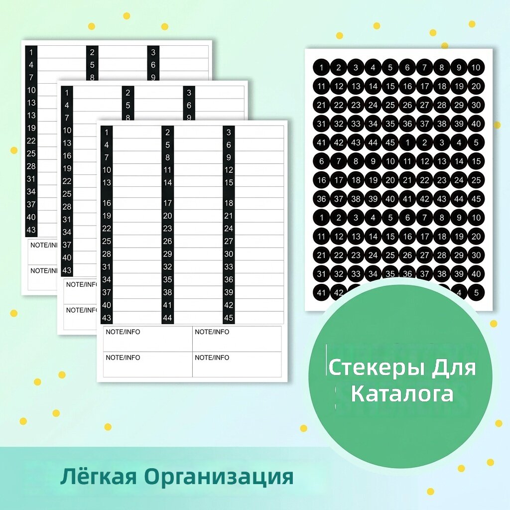 Наклейки для маркировки электрических панелей, 287 шт, 4 листа, номера автоматических выключателей 1–45, черно-белые, контрастные