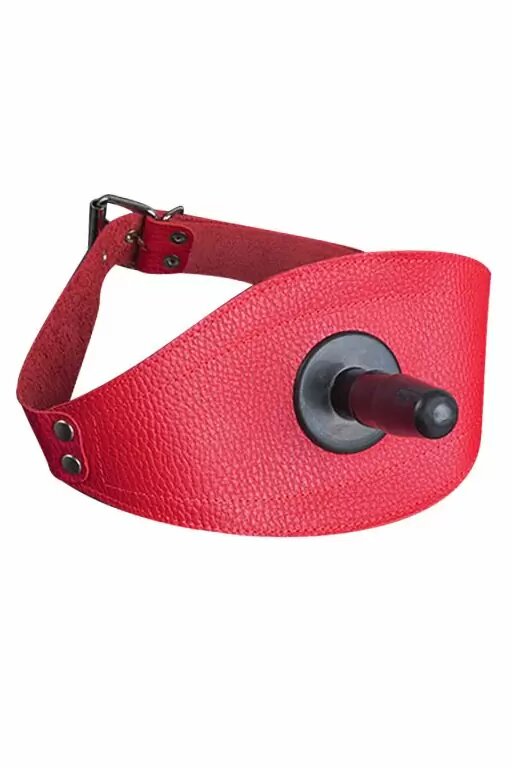Бандаж Sitabella One Size, для страпона, на бедро, красный, с вибрацией