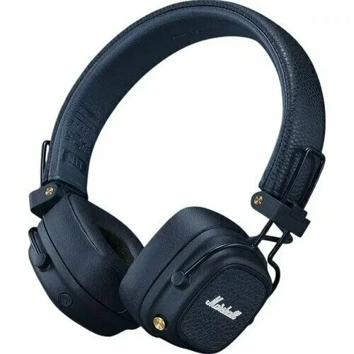 Беспроводные наушники Marshall Major V, Bluetooth 5.3, mini jack 3.5 mm, синий