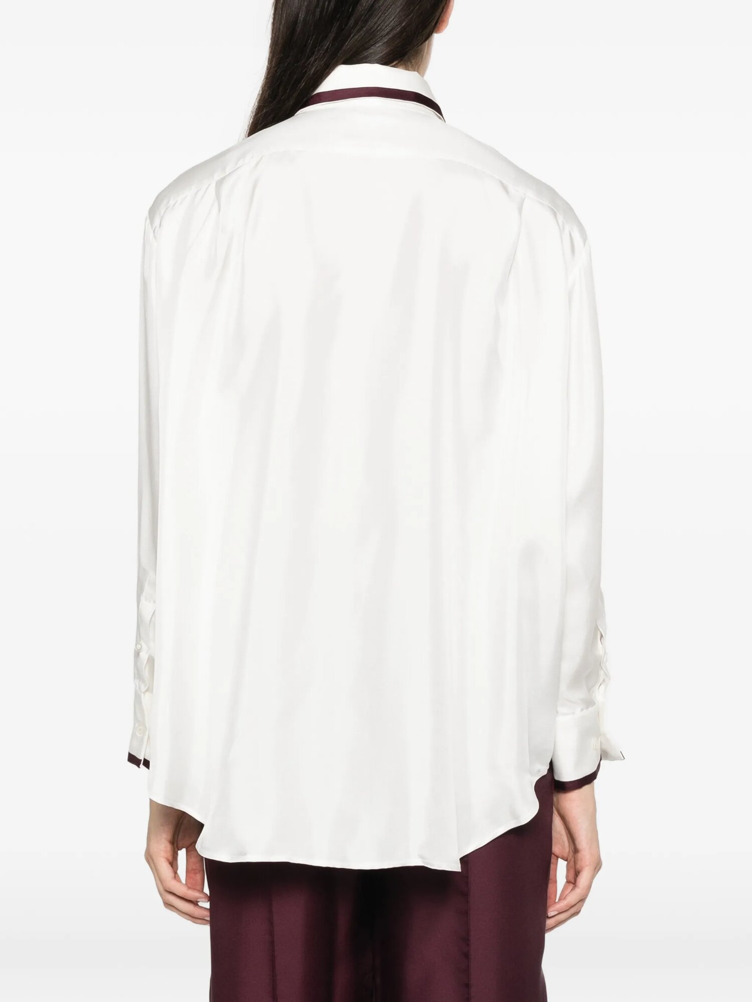 Рубашка For Restless Sleepers Chest-pocket shirt, размер 44, бежевый/белый — фото 1