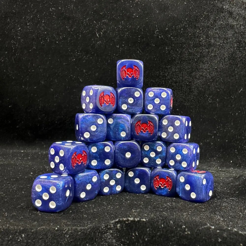 Набор из 10 игровых кубиков16mm диаметром, игральная кость, Warhammer 40KNight Lords dice, Warhammer dice