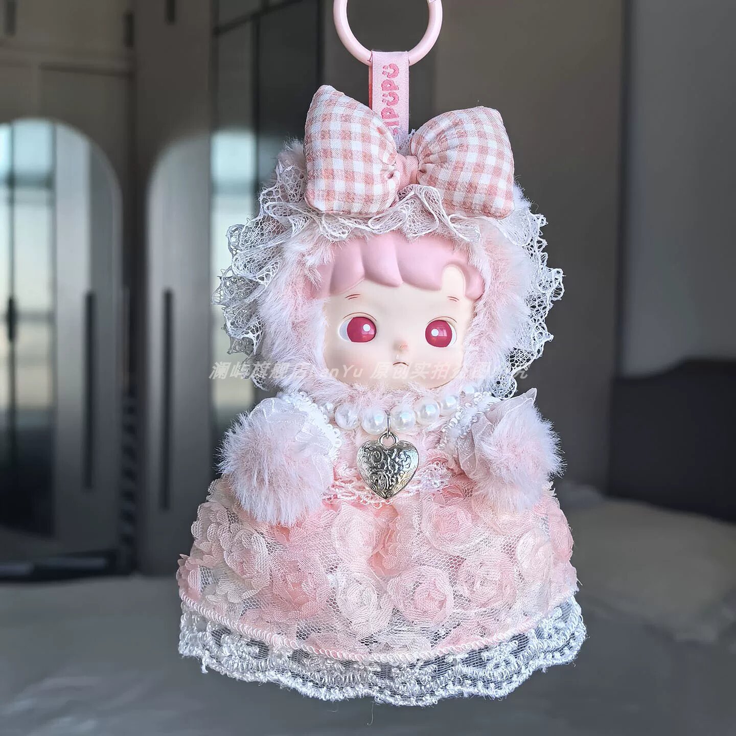 Набор одежды POP MART Little Bear Candy: кружевная ленточка, платье и ожерелье для кукол 10 см