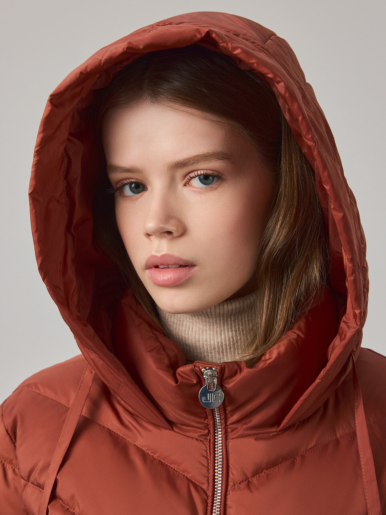 Куртка JUST CLOTHES Весна-лето 2025, размер 38, коричневый — фото 1
