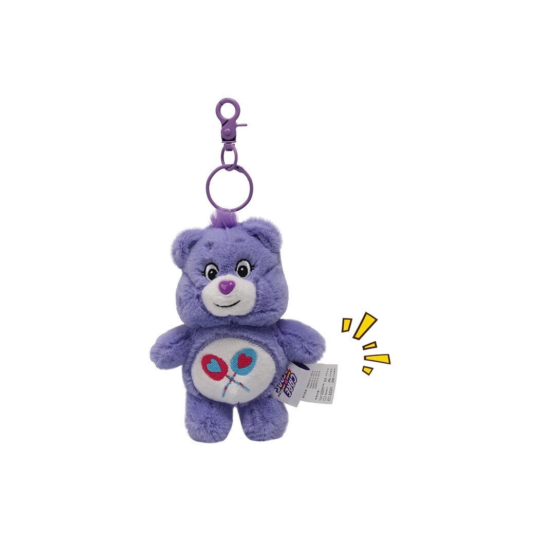 Игрушки подвесные Hugs Baby x CAREBEARS 14cm爱心小熊挂件-捏捏叫