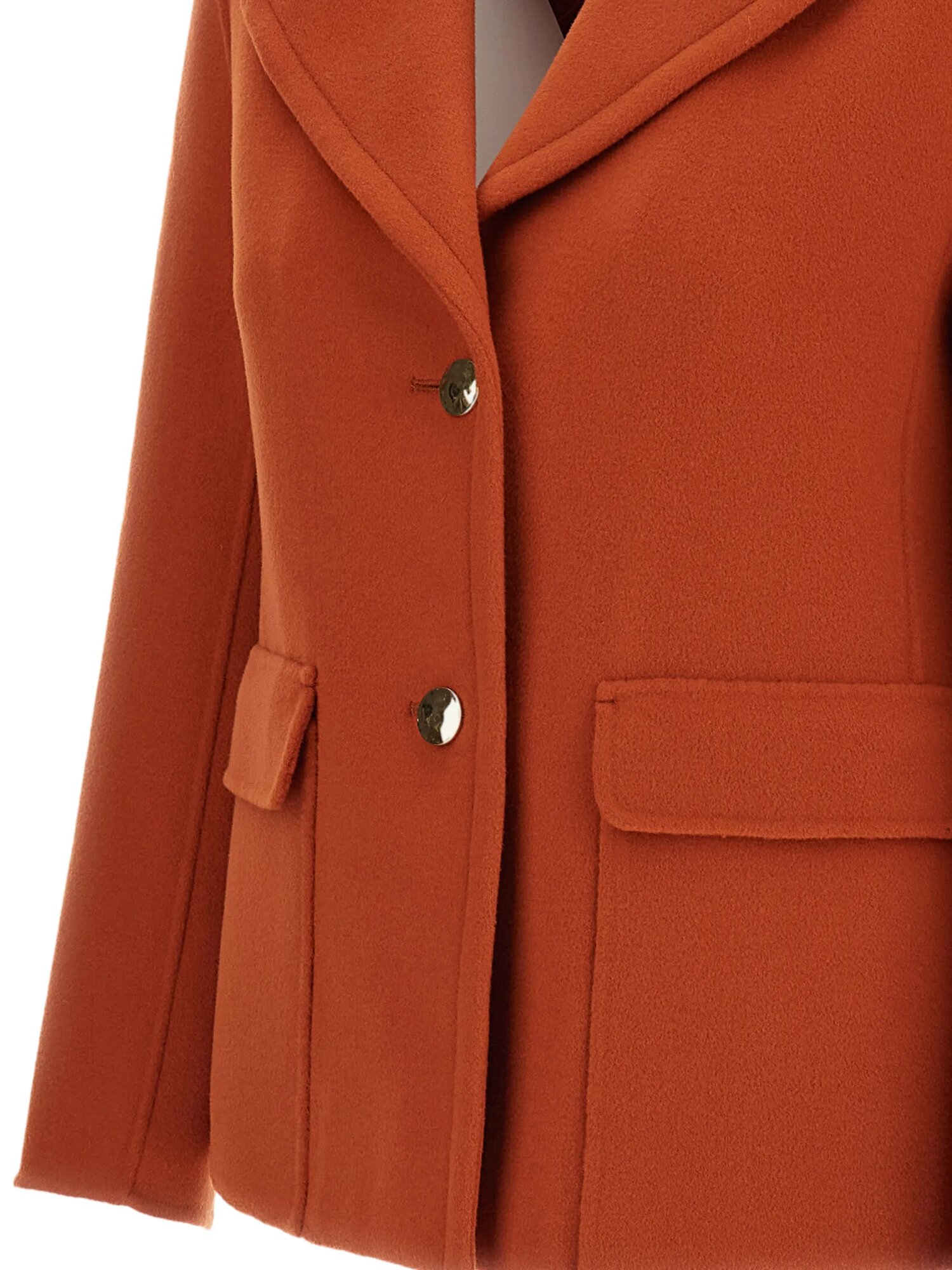 Куртка Max Mara Single-breasted wool jacket, размер 42 — фото 1