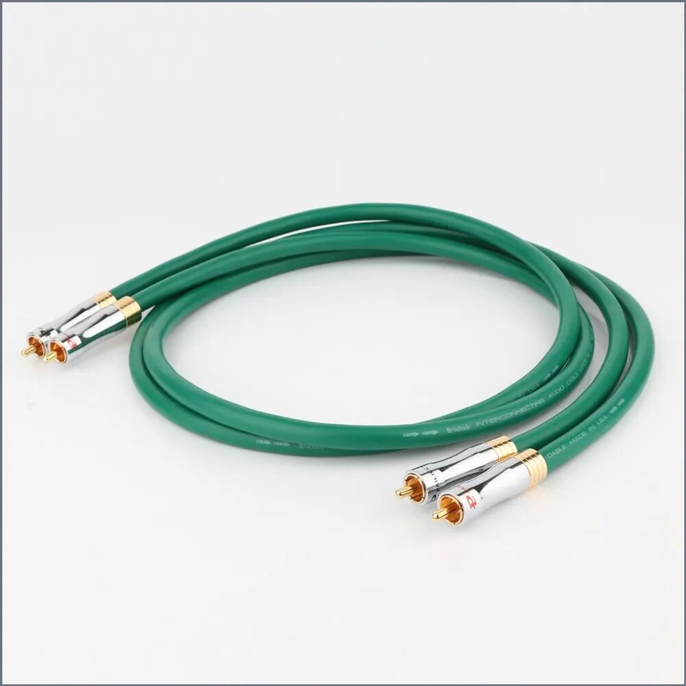 McIntosh Аудиокабель RCA/RCA, 1 м, зеленый