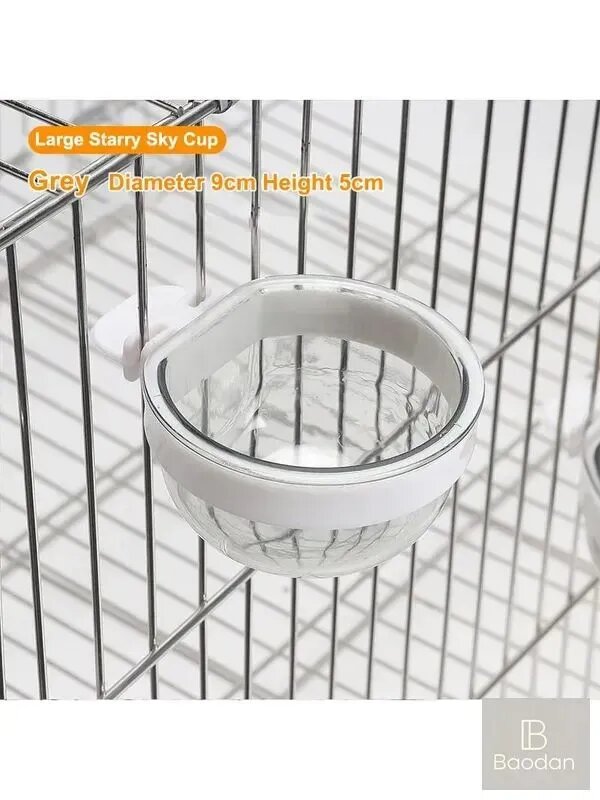 Коробка для корма для птиц, резервуар для еды, миска для еды