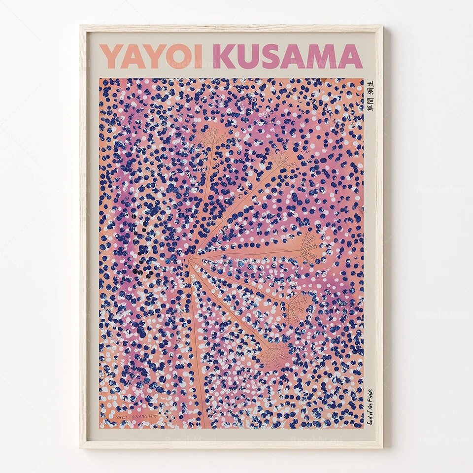Печать на холсте Yayoi Kusama Abstract ReachMani